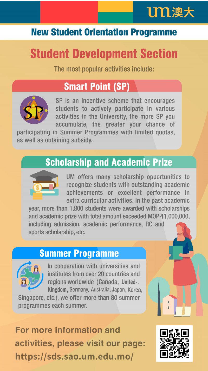 New Student Orientation Programme – Student Development Section